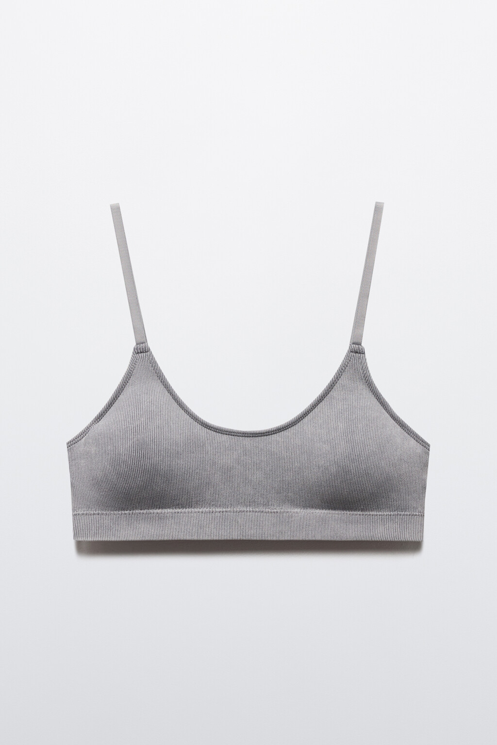 Бюстгальтер-топ бесшовный в рубчик bf2444830002, цвет: серый (37) по цене 999 рублей — купить в ...